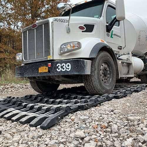 RubberForm Trackout Control Mats: Keep jobsite debris where it belongs.