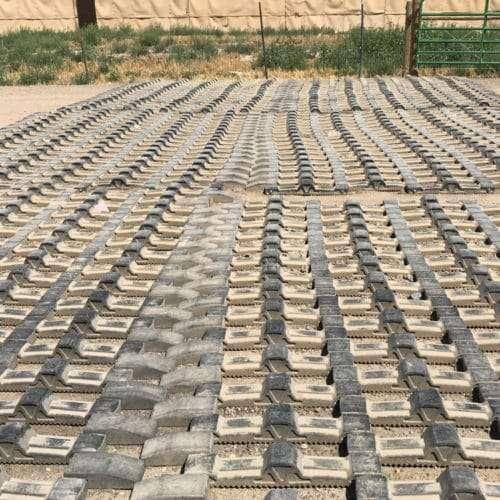 RubberForm Trackout Control Mats: Keep jobsite debris where it belongs.